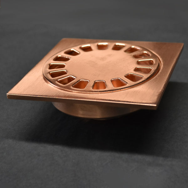 Copper / Brass Shower Floor Drain - Proper Copper Design