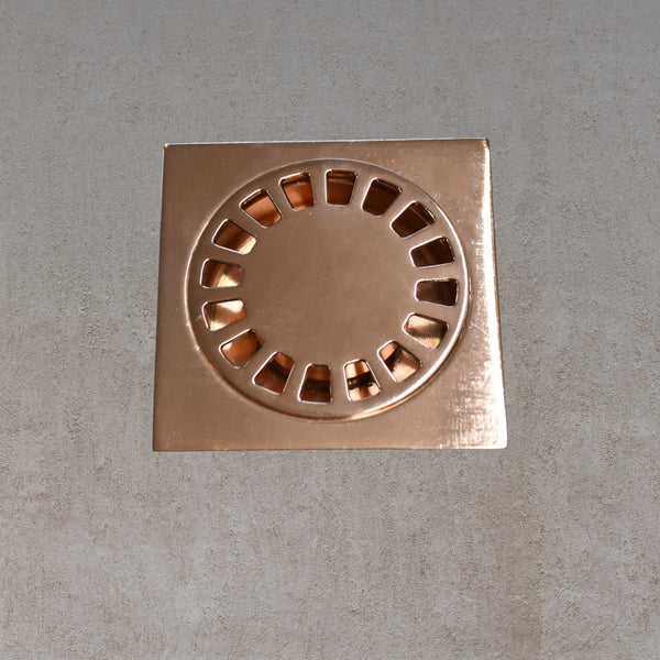 Copper / Brass Shower Floor Drain - Proper Copper Design