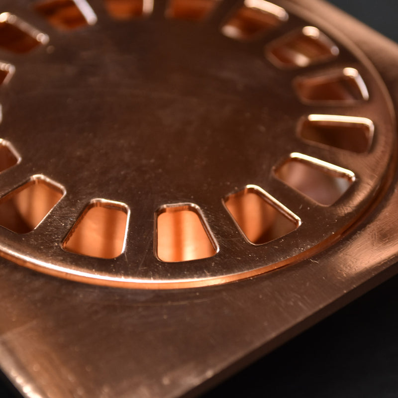 Copper / Brass Shower Floor Drain - Proper Copper Design