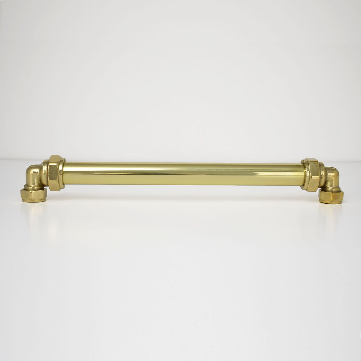 Brass Pillar Pull Handle - Proper Copper Design