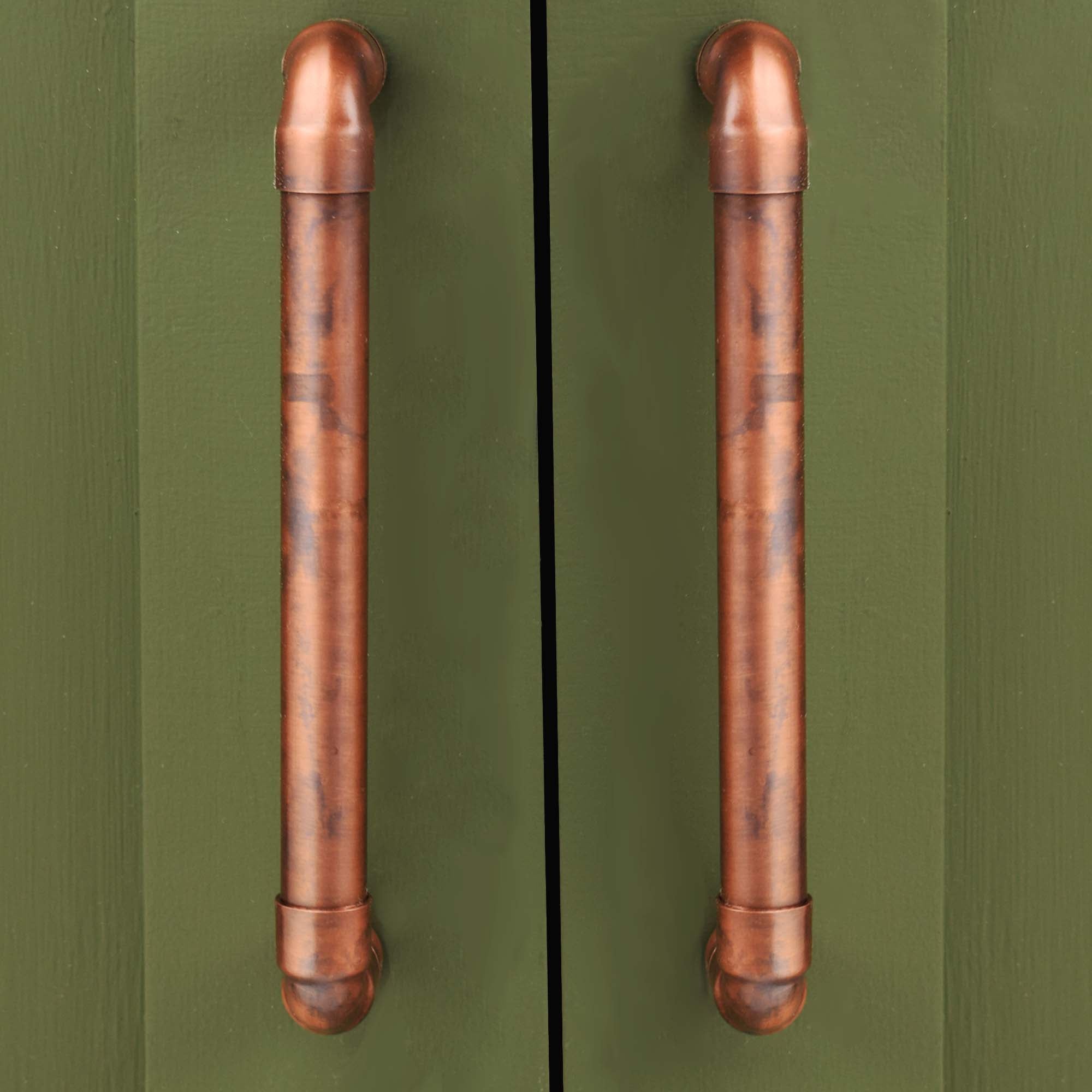 Rustic Copper U-Pull Handle (Proper Copper Design)