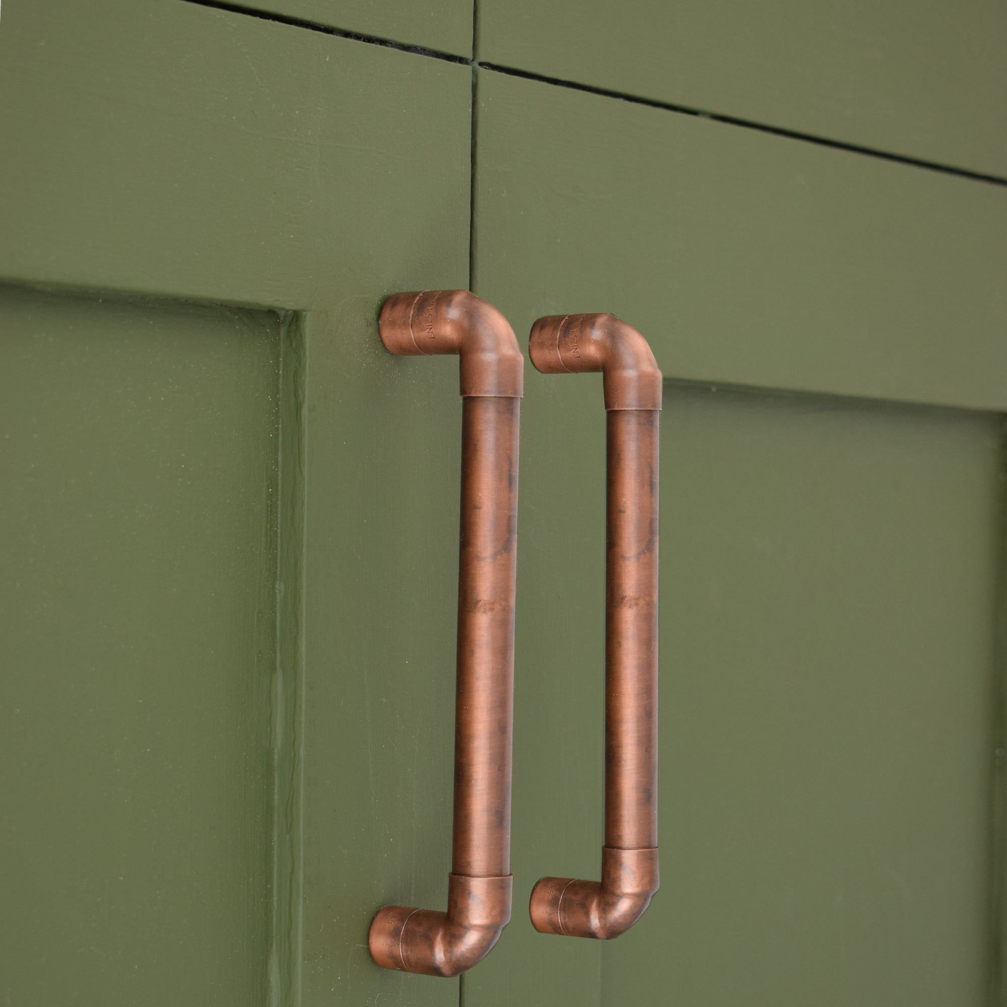 Rustic Copper U-Pull Handle (Proper Copper Design)
