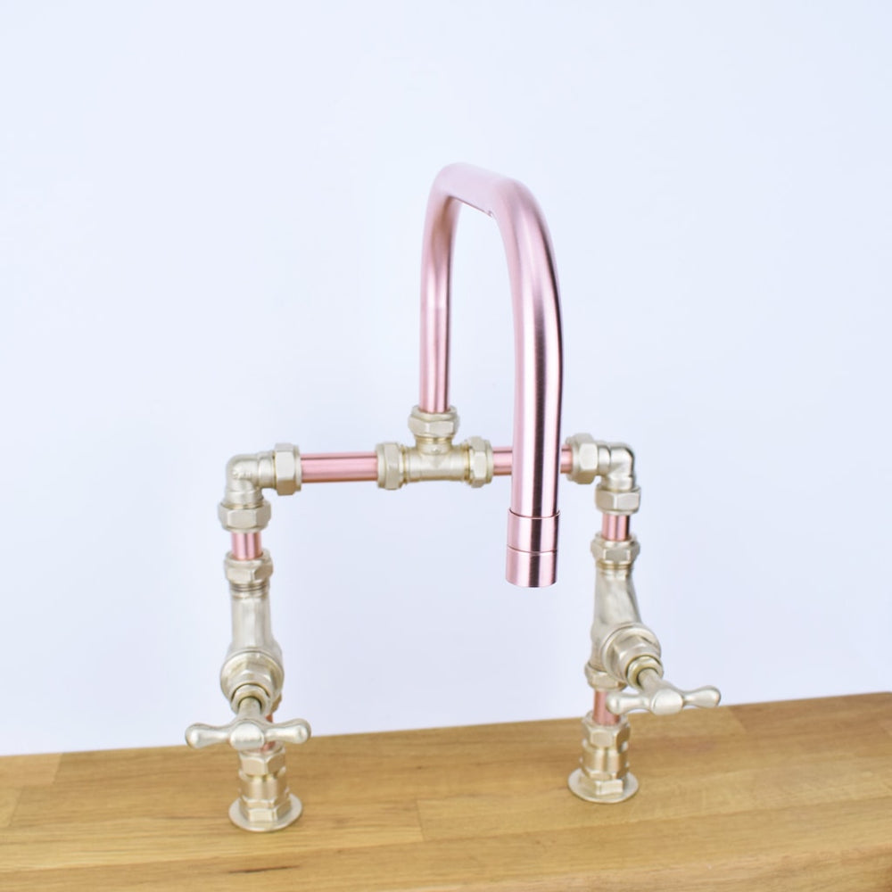 Surface Mounted Taps for Kitchen or Bathroom - Proper Copper Design
