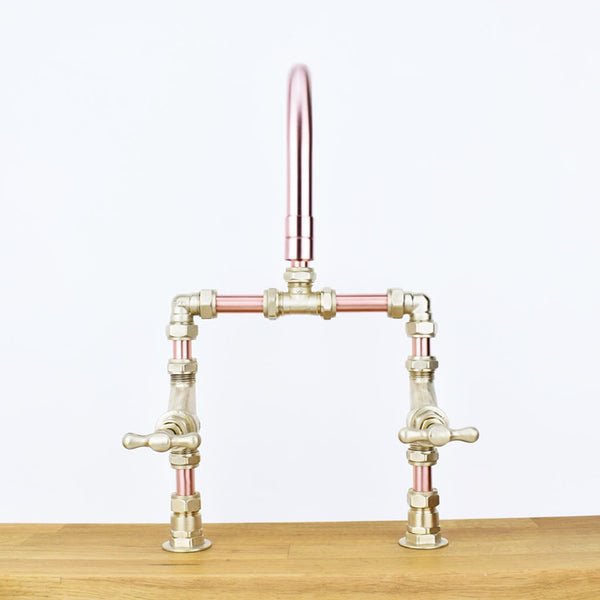 Congo Copper Mixer Tap - Proper Copper Design