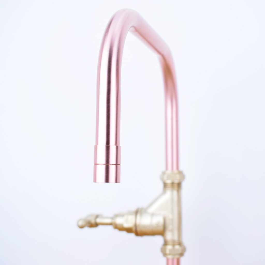 Coral Twin Copper Taps - Proper Copper Design