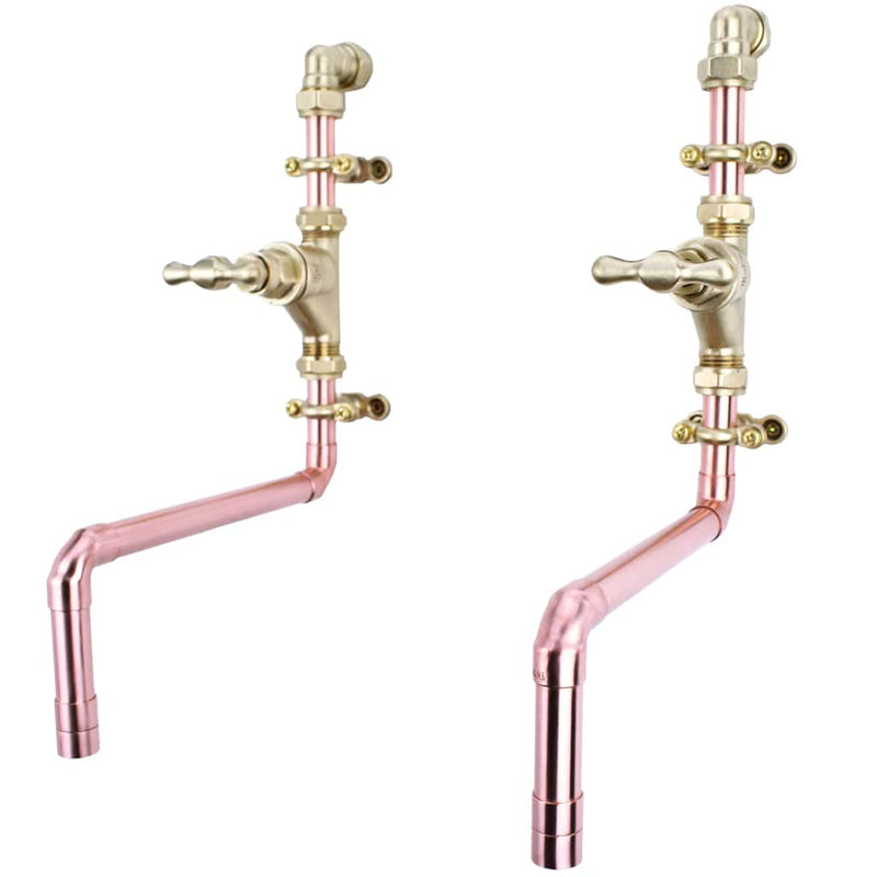 Wall Mounted Taps - Copper & Brass Taps - Proper Copper Design