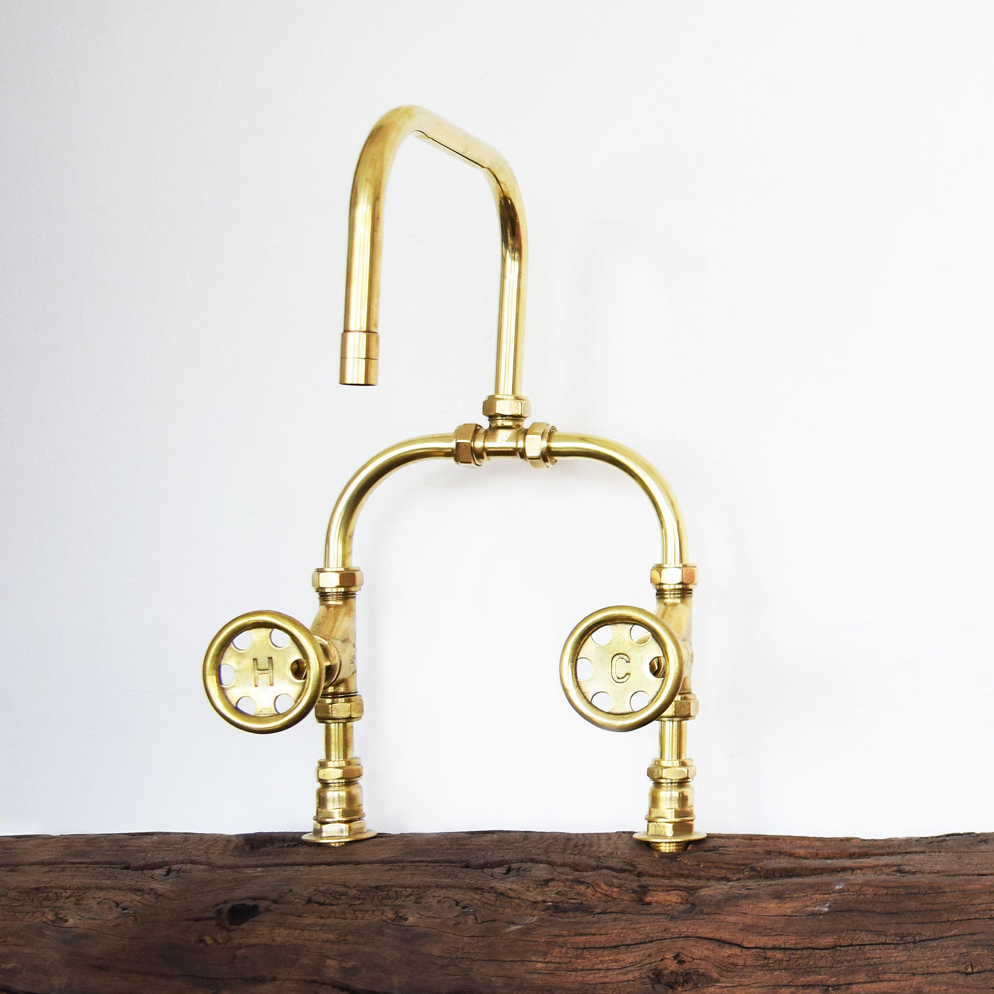 Surface Mounted Taps for Kitchen or Bathroom - Proper Copper Design