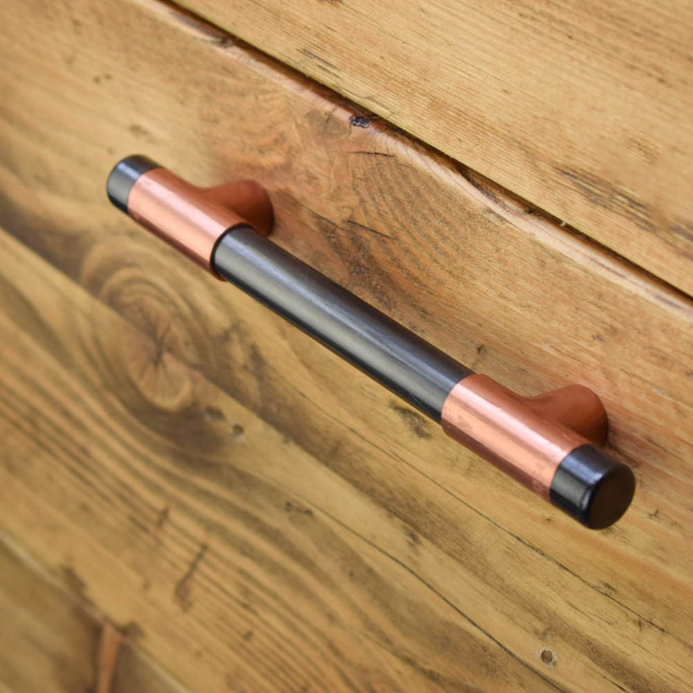 Matt Black Copper Handles and Pulls - Proper Copper Design