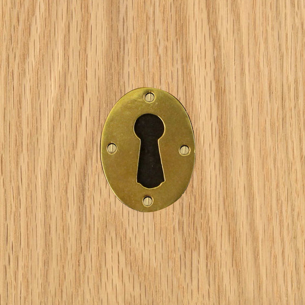 Brass Key Hole Cover - single - Proper Copper Design