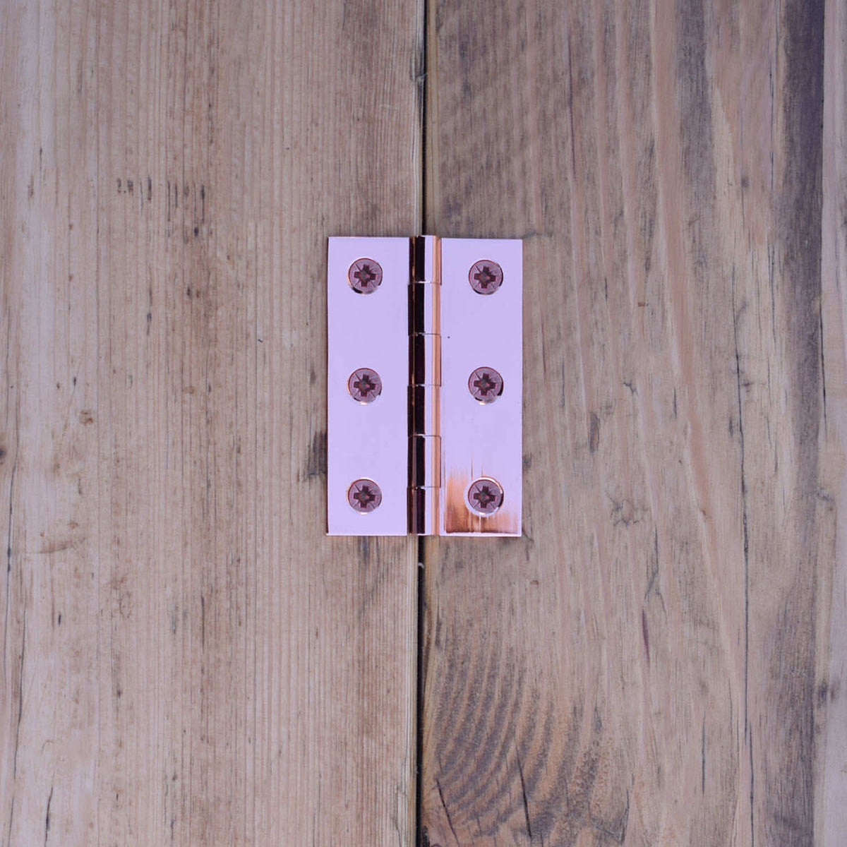 Small Copper Cabinet Hinges - pair - Proper Copper Design