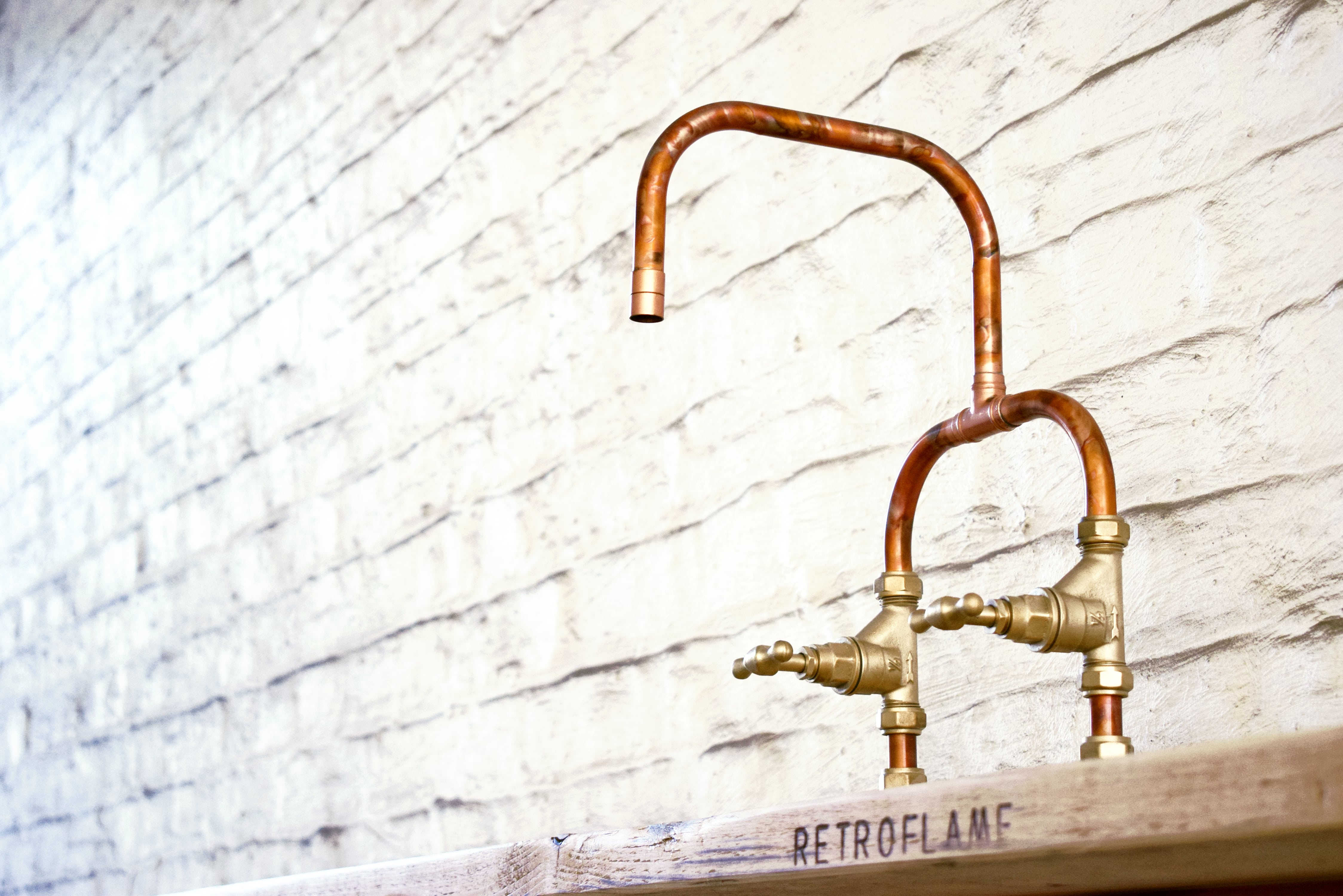 Marbled Seine Copper Tap (Handcrafted in the UK) / Proper Copper Design