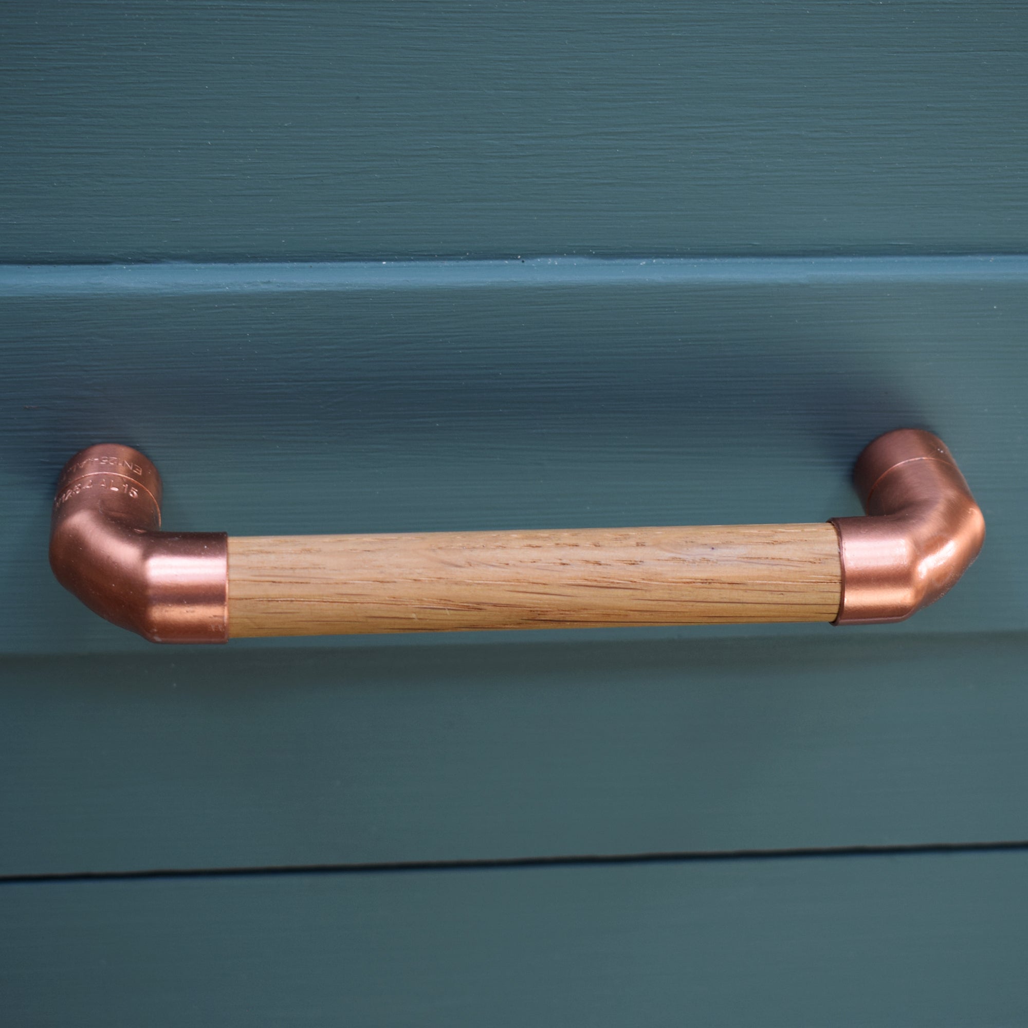 Copper and Oak Pull - Proper Copper Design