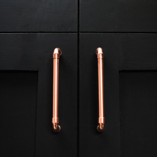 Mini Copper Pull Handle (Solid Copper) - Proper Copper Design